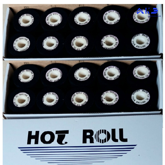 (hot ink roll)Mực nhiệt in date 36mm(Þ ngoài)x32mm(cao)x11mm(Þ trong )